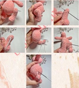 Mini Crochet Bunny Amigurumi Free PDF Pattern