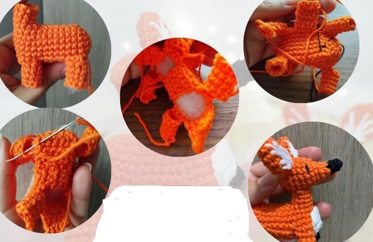 Crochet Fox Keychain Free Amigurumi Patterns PDF