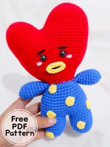 Tata Bt21 Amigurumi Free Crochet PDF Pattern