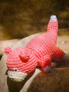 Crochet Keychain Slowpoke Pokemon Amigurumi Free Pattern PDF