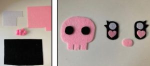 Free plush amigurumi kuromi crochet pattern